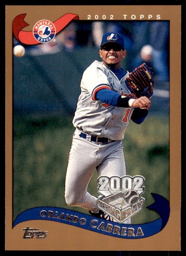 2002 TOPPS OPENING DAY. ORLANDO CABRERA MONTREAL EXPOS #63 | eBay