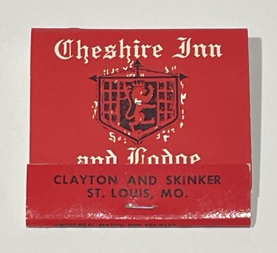 Cheshire Inn and Lodge St. Louis Missouri Vintage Matchbook Travel ...