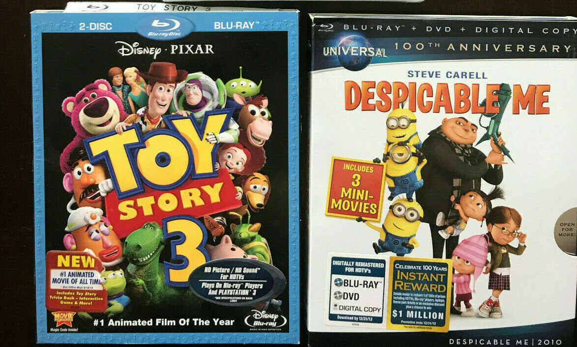 Toy Story 3 Blu Ray Meny