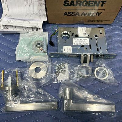 Sargent 8272-24V LN Electromechanical Mortise Lock - Double Cylinder ...