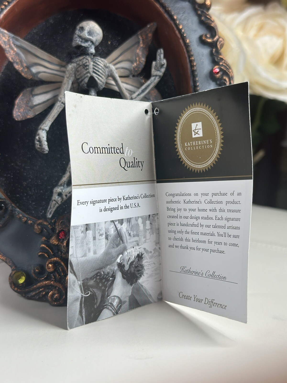 Katherine's Collection Halloween Framed Dead Fairy Oddity 3D Skeleton ...