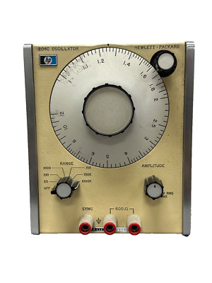 HEWLETT PACKARD 204C SINEWAVE OSCILLATOR TEST EQUIPTMENT HP UNTESTED | eBay
