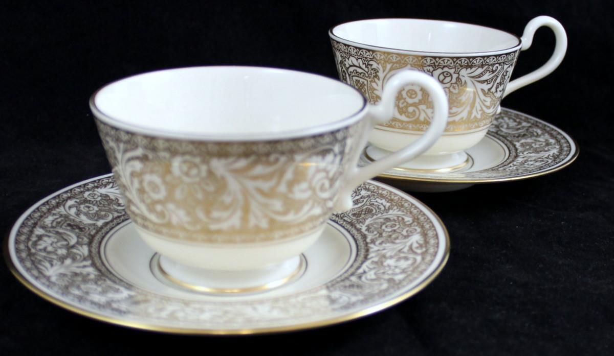Franciscan Renaissance Gold Group of 2 Cup and Saucer Sets | eBay