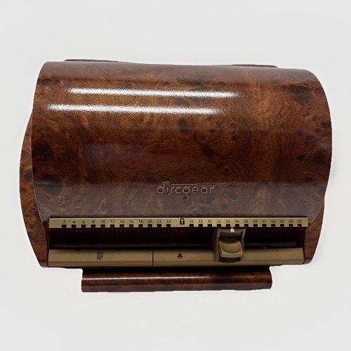 DiscGear Selector 50 Disc Storage Organizer Faux Wood CD DVD Video ...