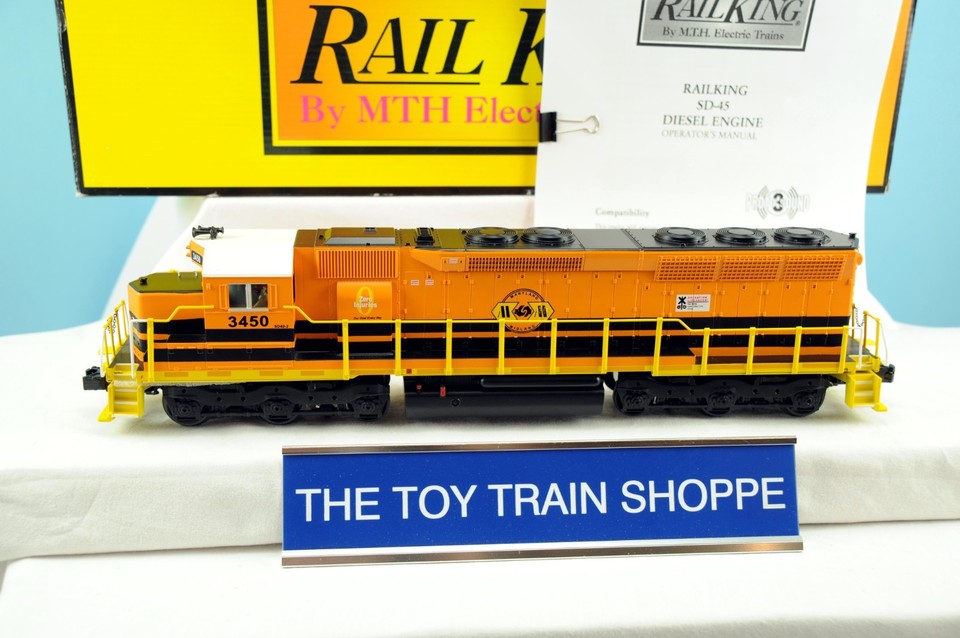 MTH RAIL KING 20289-1 MARYLAND MIDLAND SD-45 DIESEL ENGINE W PS-3 ...