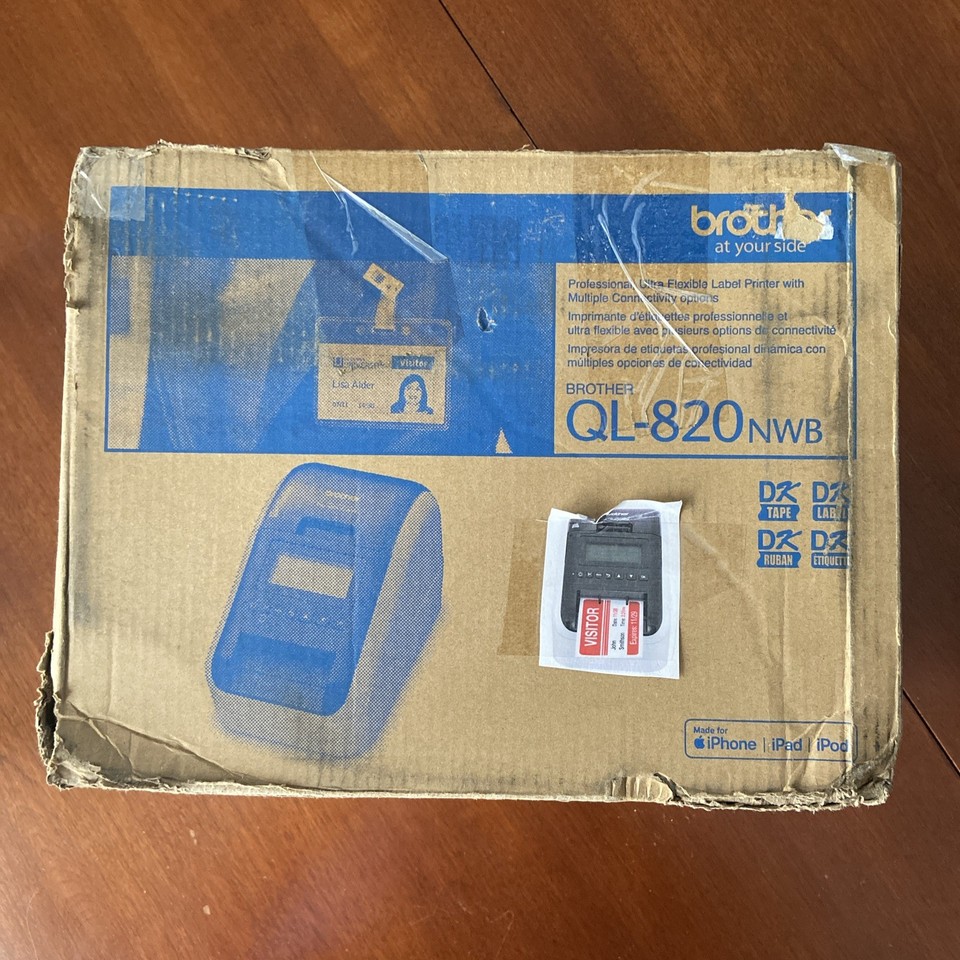 Brother QL-820NWB Professional Ultra Flexible Label Printer NEW open ...