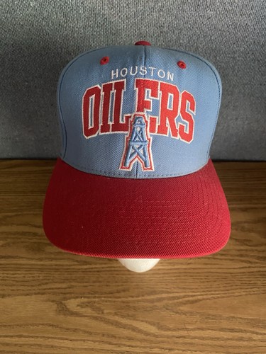 Mitchell & Ness Embroidered Houston Oilers Snapback Adjustable NFL ...