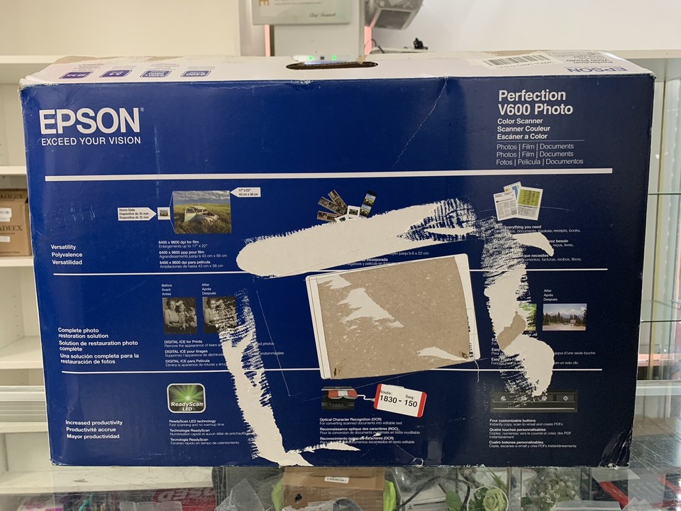 EPSON Perfection V600 Color Photo Image Film Negative and Document ...