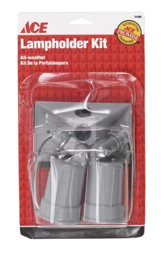 ACE Hardware Outdoor Lighting All-Weather Lamp Holders and Cover - Gray ...