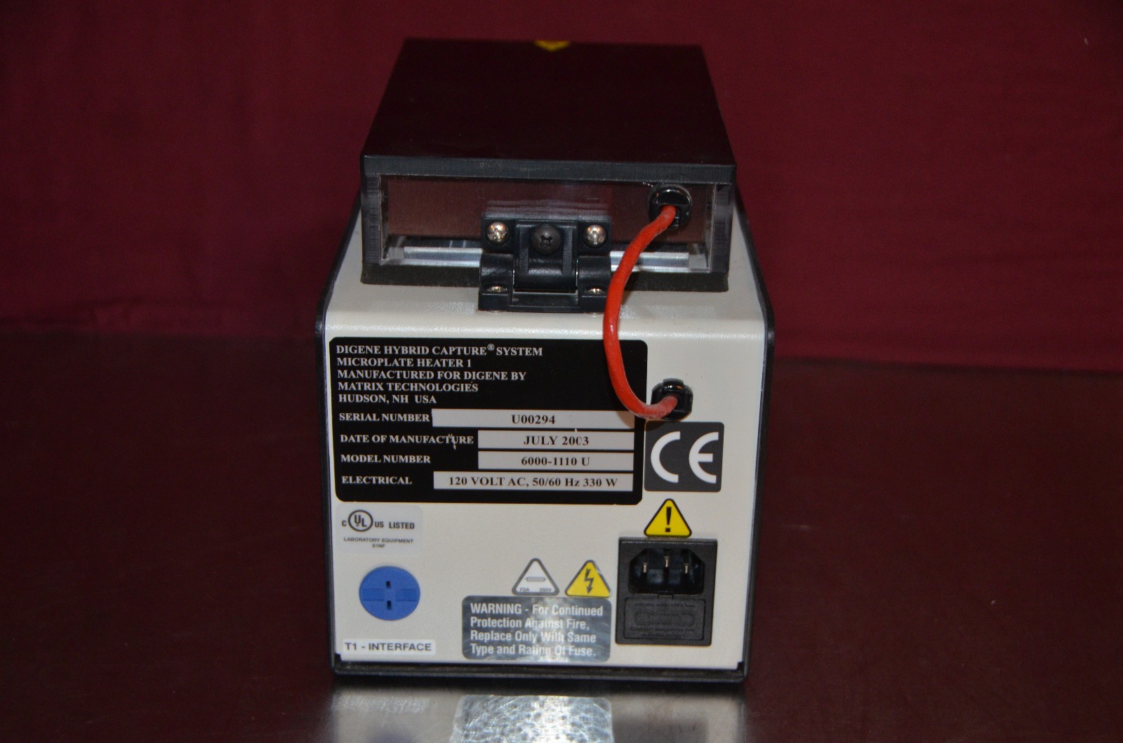 Digene Microplate Heater 1 Hybrid Capture 2 DNA Tests System P/N 6000 ...