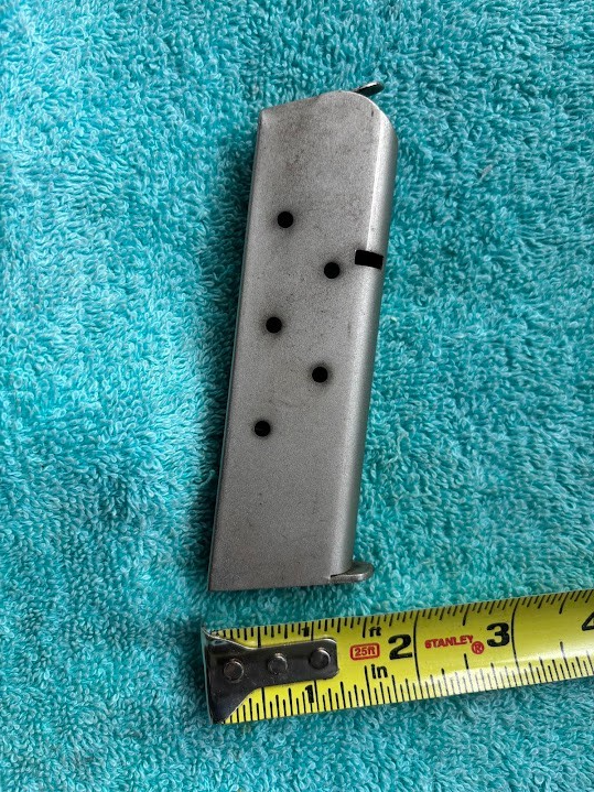 COLT 1911 FACTORY 45 ACP STAINLESS 7 RD MAG COLT STAMPED W/PONY | eBay