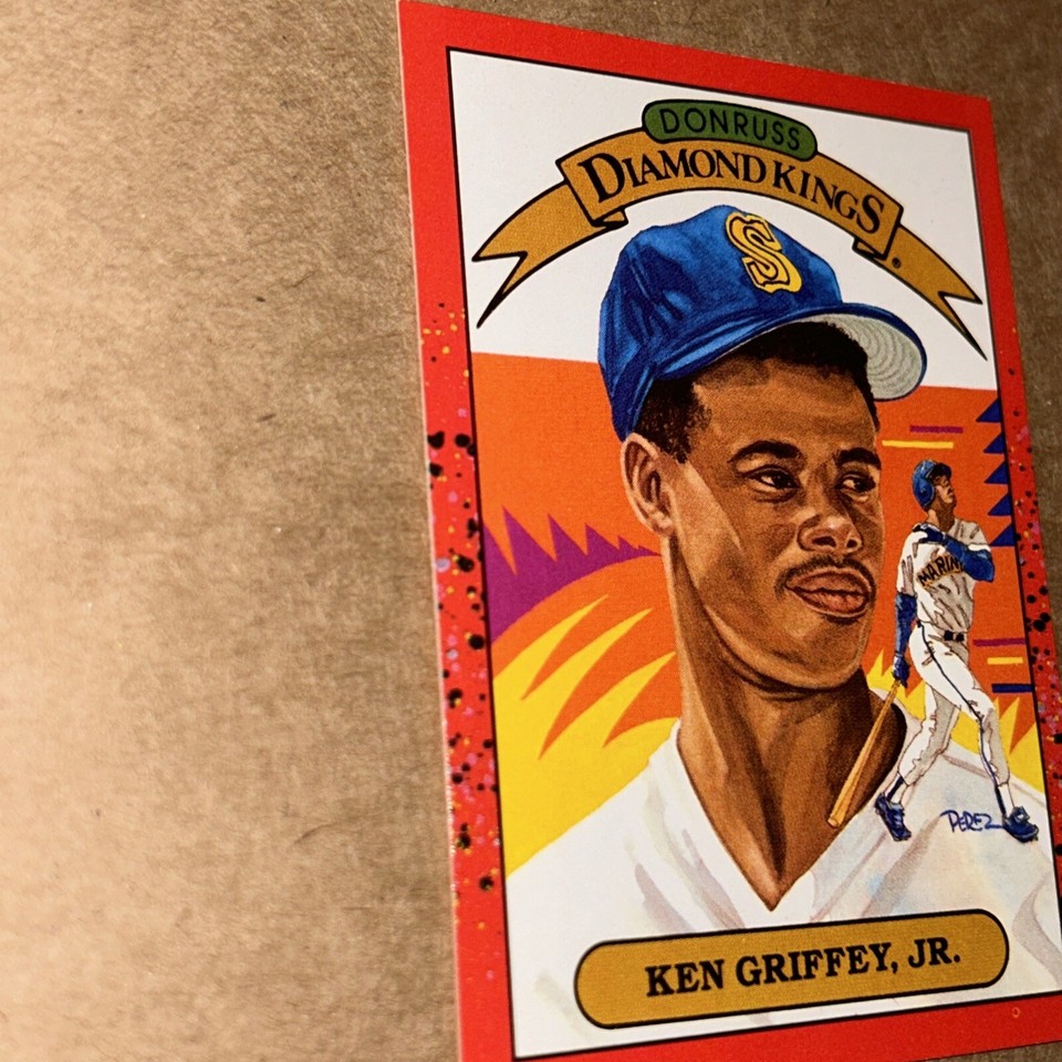 1990 Donruss Ken Griffey Jr. Diamond Kings Error Card Number 4 | eBay