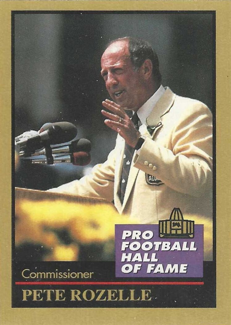 1991 Enor Pro Football HOF #123 Pete Rozelle NFL Commissioner | eBay