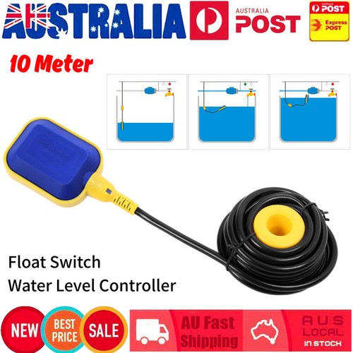 Float Switch 10M Water Tank Level Controller Sensor Liquid Fluid ...