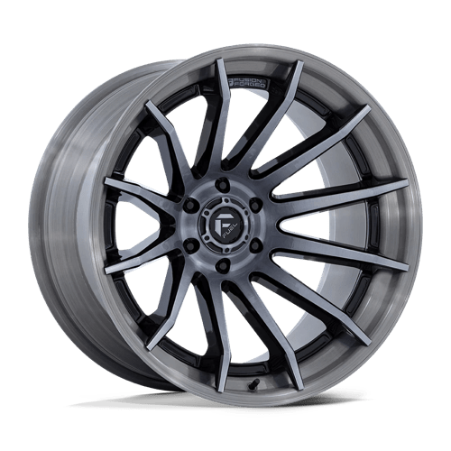 22x10 Fuel Off-Road Burn FC403 Gloss Black & Brushed DDT Rim 6x139.7 ...