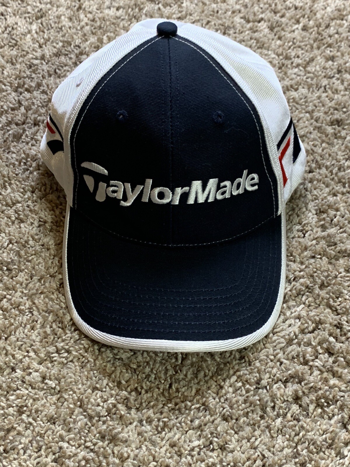 Taylor Made Hat Adjustable Fit Black White R7 T Max Gear One Size Fits ...