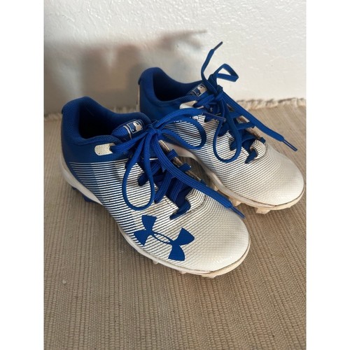 Under Armour Little Kids Baseball Little League Cleats Blue & White ...