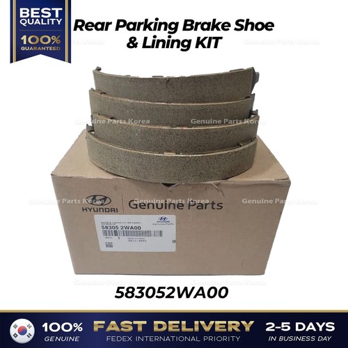 ⭐Genuine⭐ Rear Parking Brake Shoe & Lining KIT 583052WA00 for Hyundai ...