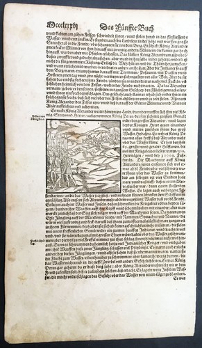 1598 Sebastian. Munster Antique Print Text Engravings Alexander the ...
