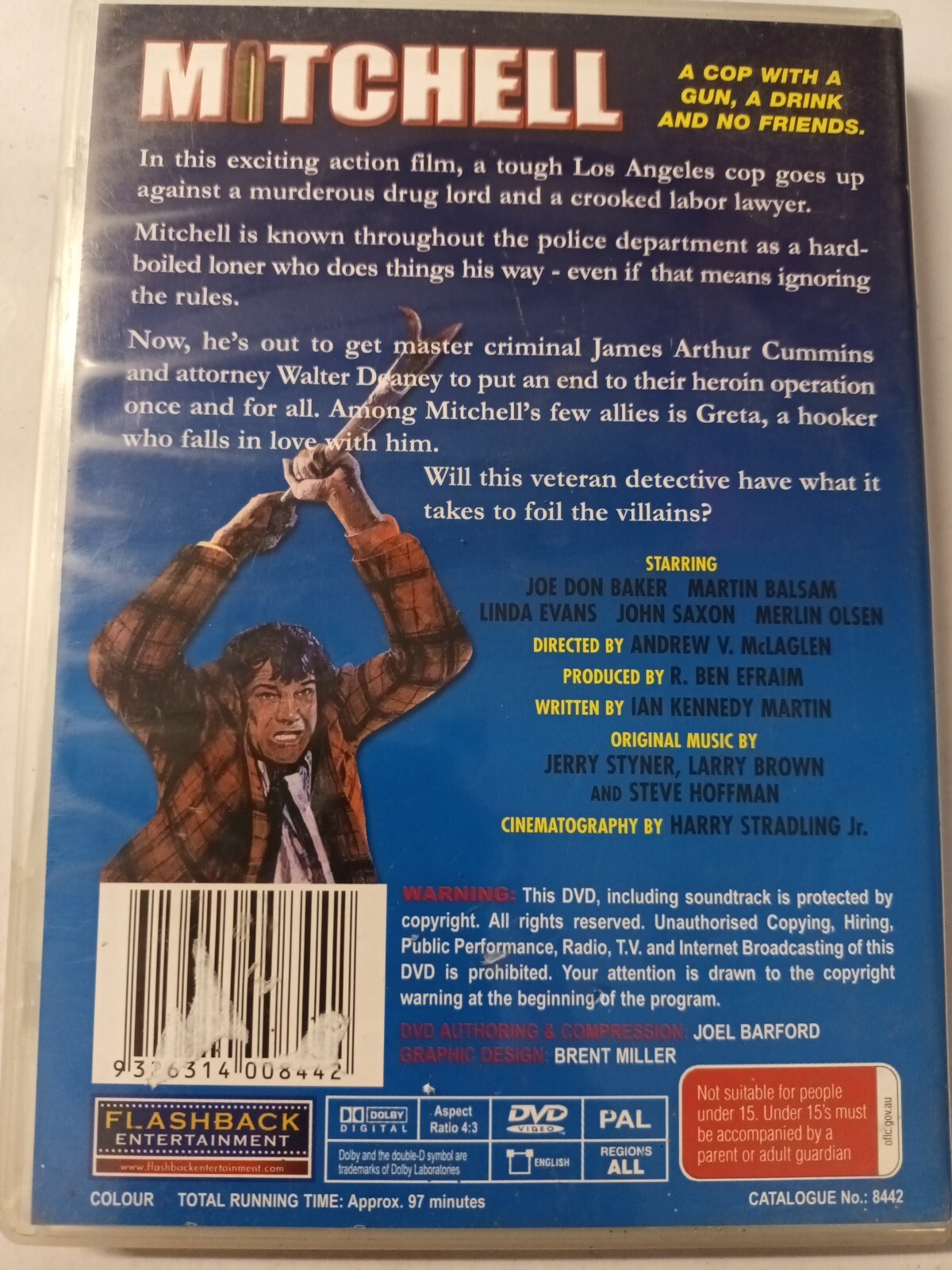 MITCHELL DVD 1975 Cop Movie Comedy, Joe Don Baker, John Saxon Rare - ak866 9326314008442 | eBay