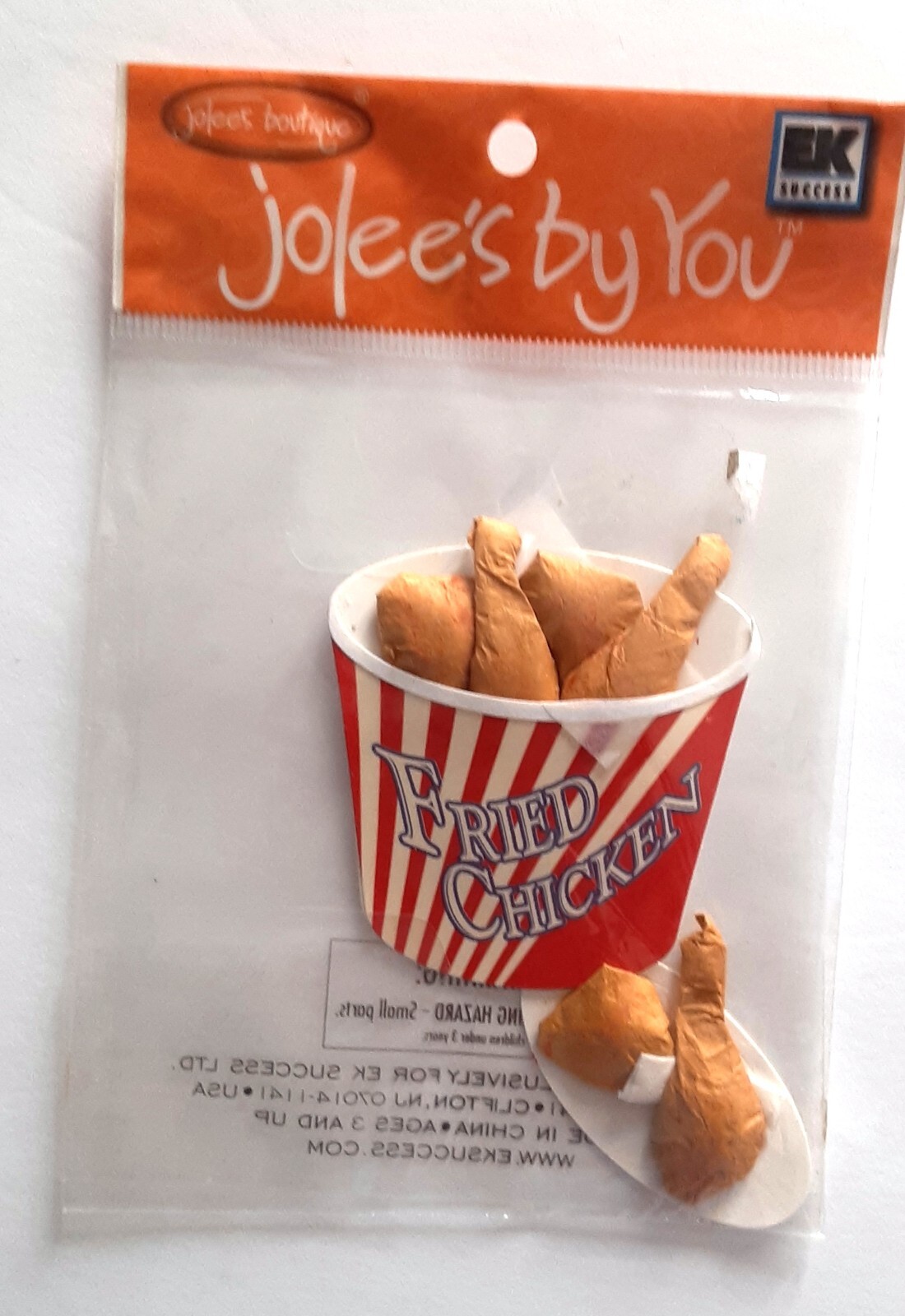 BUCKET O CHICKEN JJEA030C Fried Chicken Leg EK Success Jolees NEW RARE ...
