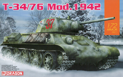 Dragon 1/72 7595 WWII Soviet Red Army T-34/76 Mod.1942 Medium Tank | eBay
