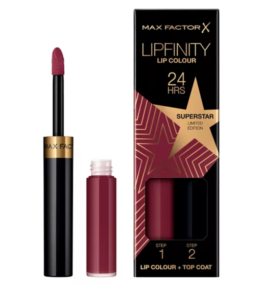 Max Factor Lipfinity 24HR Lip Colour Lipstick ~ Select Your Shade ...