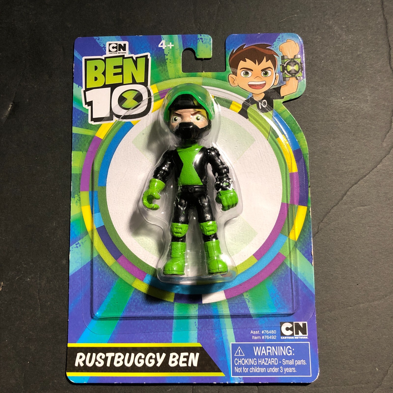 Playmates Toys Cartoon Network Ben 10 Rustbuggy Ben 5" Action Figure ...