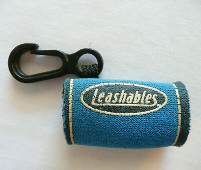 Keychain Leashables Patented 2.5" Long Carabiner Hold Your Keys Small Blue Black | eBay