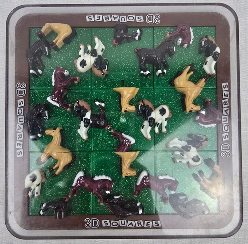 3D Squares Horses Crazy Puzzle DaMert Company 2002 Vintage | eBay