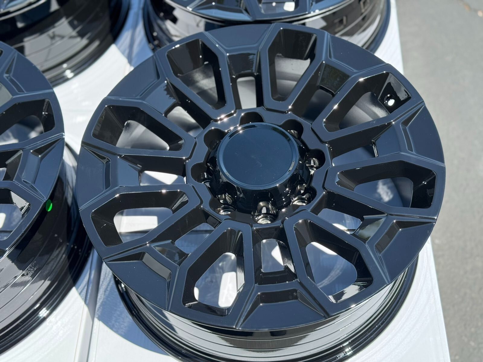 "22"" Chevy Silverado GMC Sierra HD Wheels 22x8.5 8x180 Rims 2500 3500 ...