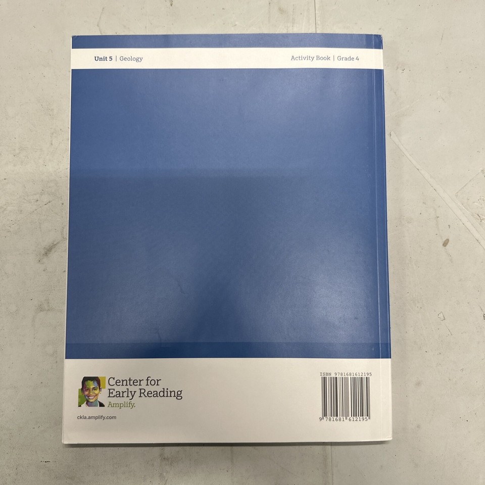 Amplify CKLA Grade 4 Unit 5 - Geology Student Activity Book - UNUSED | eBay