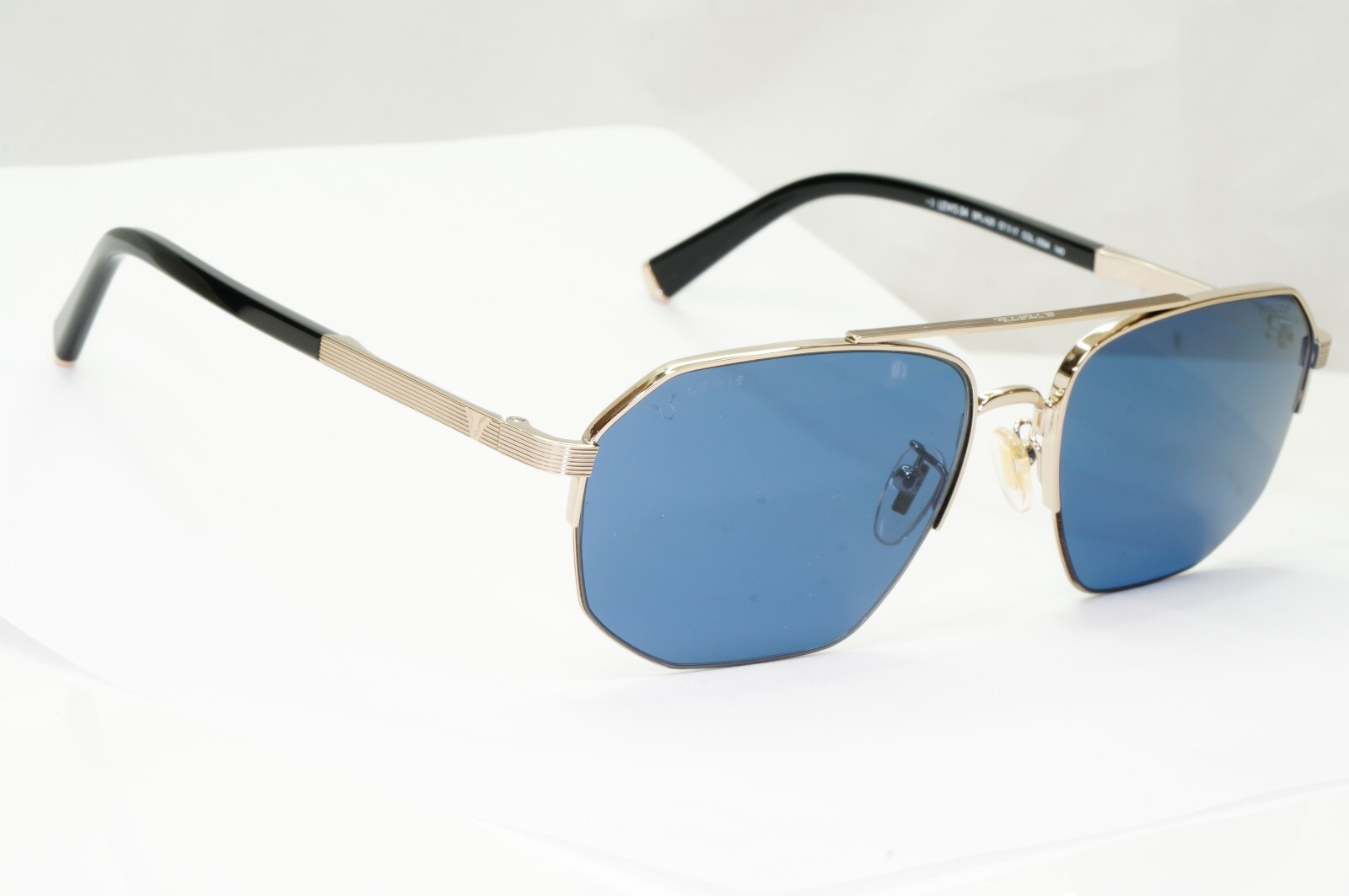 Police Lewis Hamilton F1 Sunglasses Gold Blue Square Metal SPL A25 COL ...