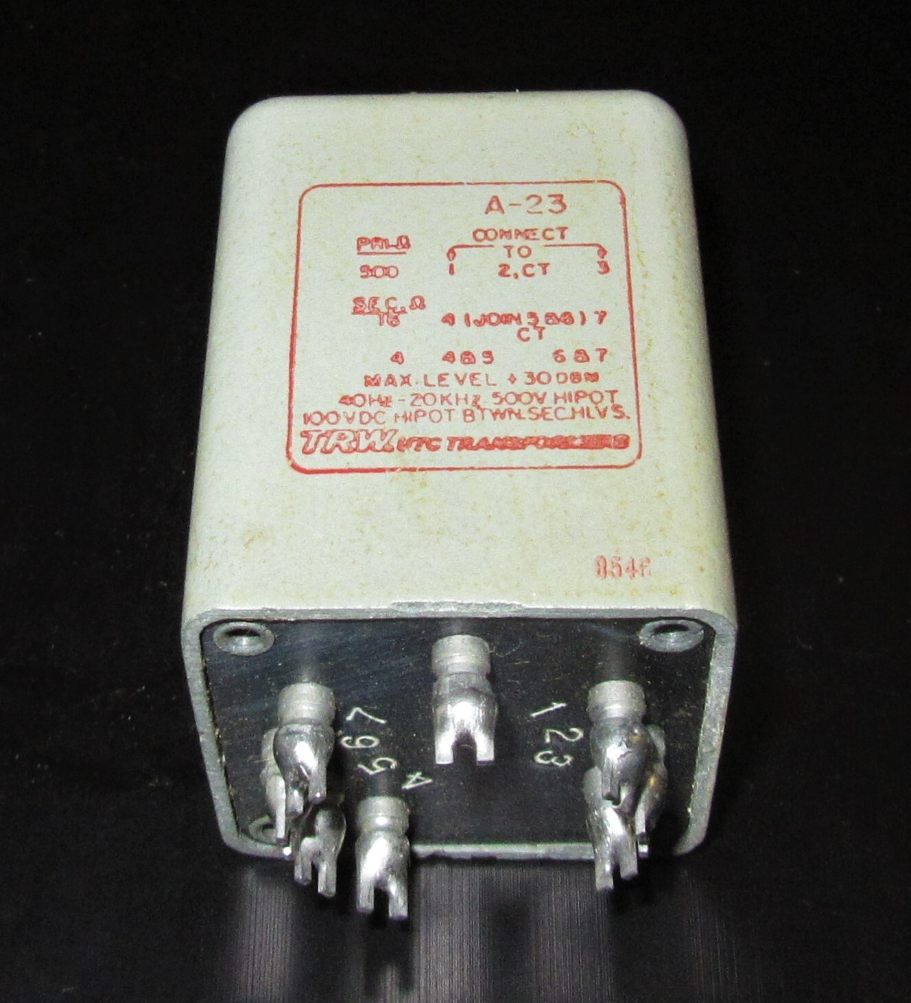 NOS NIB UTC A23 OUTPUT / INTERSTAGE TRANSFORMER | eBay