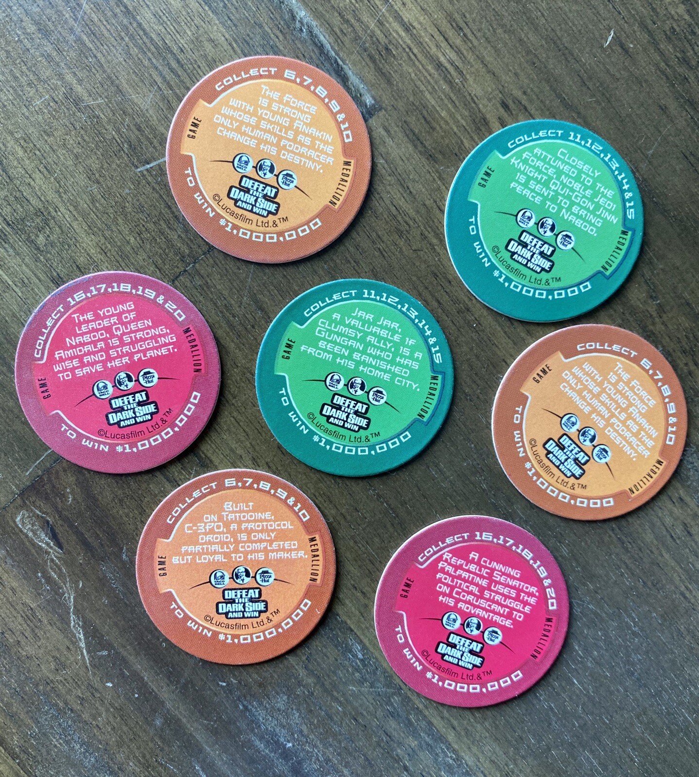 STAR WARS Episode 1 Collectible Pogs | eBay