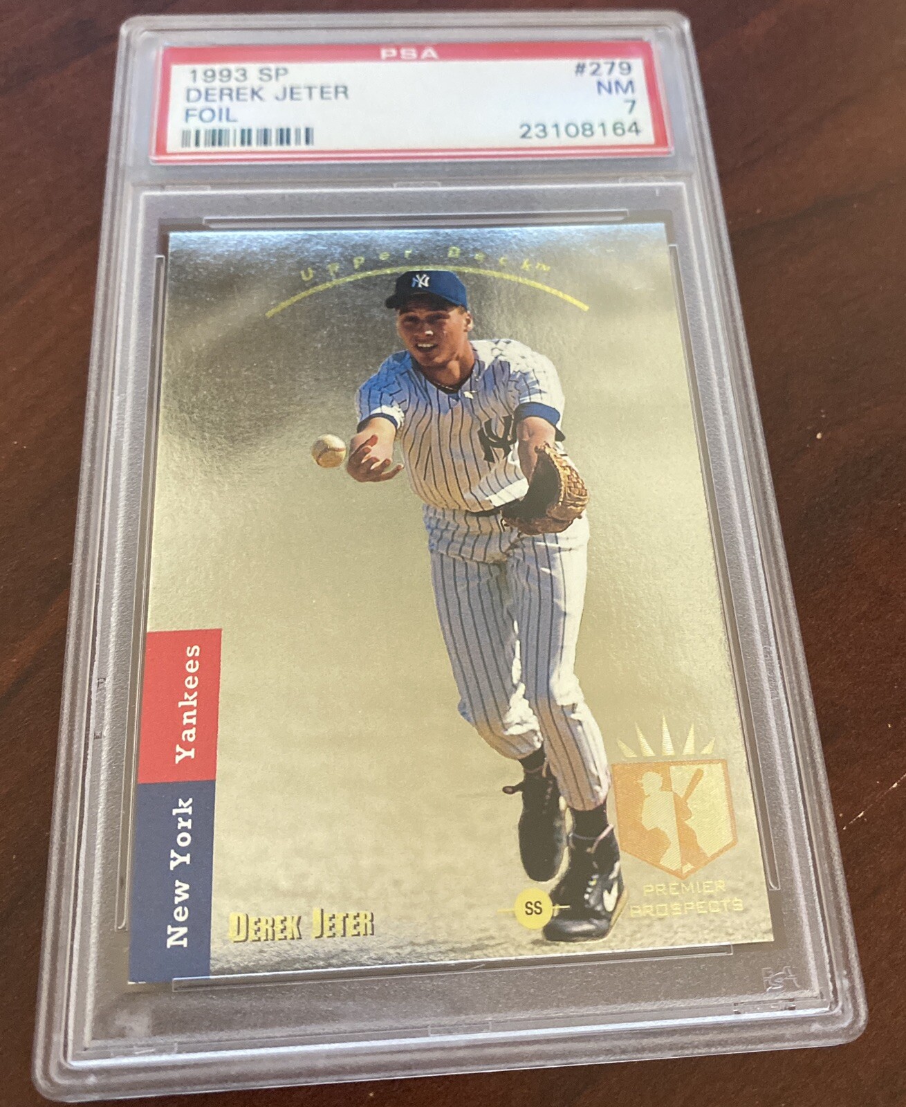 1993 Upper Deck SP Derek Jeter Foil Rookie Card RC #279 PSA NM 7 | eBay