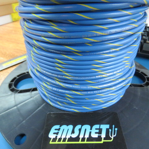 GENERAL WIRE TEW-10-105-BLU/YEL Qty of 250 per Lot 10AWG (105/30 ...