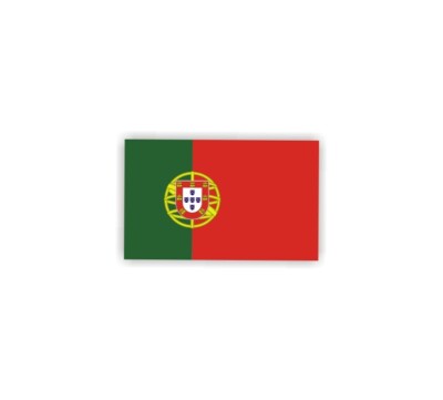 Mini Portuguese Flag Sticker Decal 65mm x 40mm Stickers Car Van Bumper ...