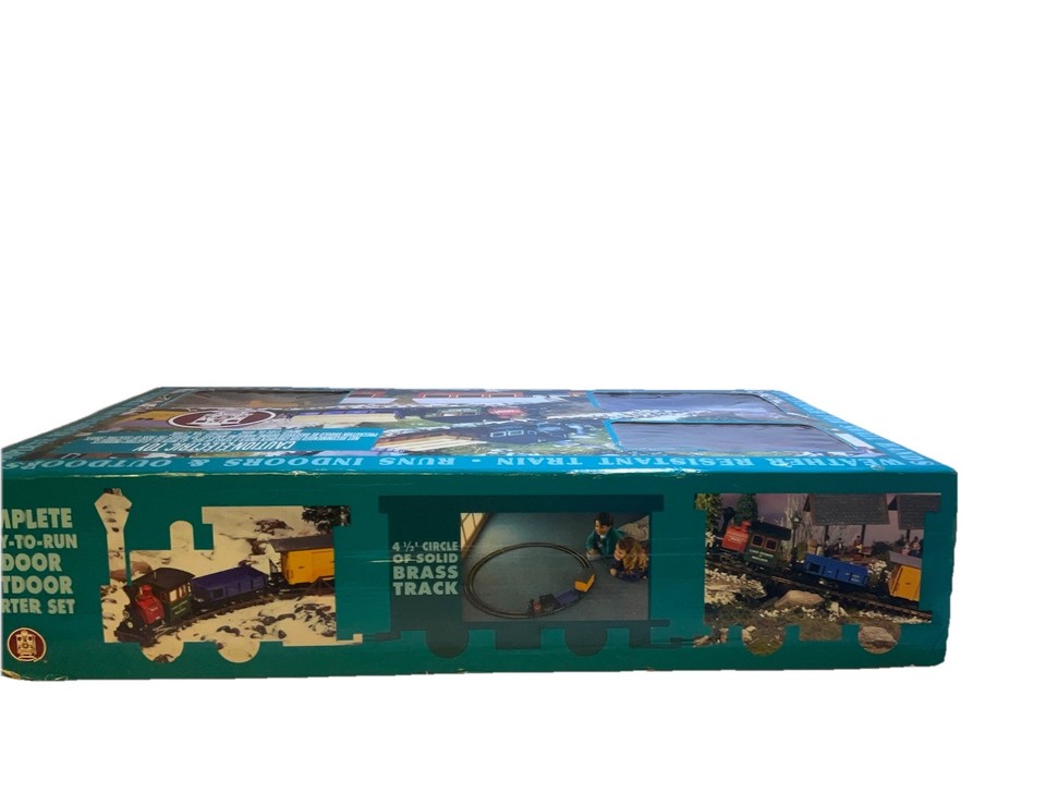 LGB Electric Train Set 92770 3 Car Lake George & Boulder Open Box | eBay