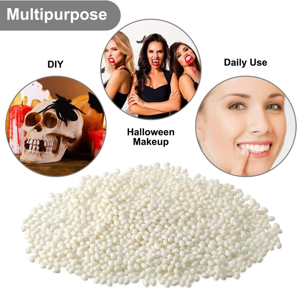 100g Tooth Solid Gel Temporary Repair Kit Moldable Thermal Fitting Bead ...