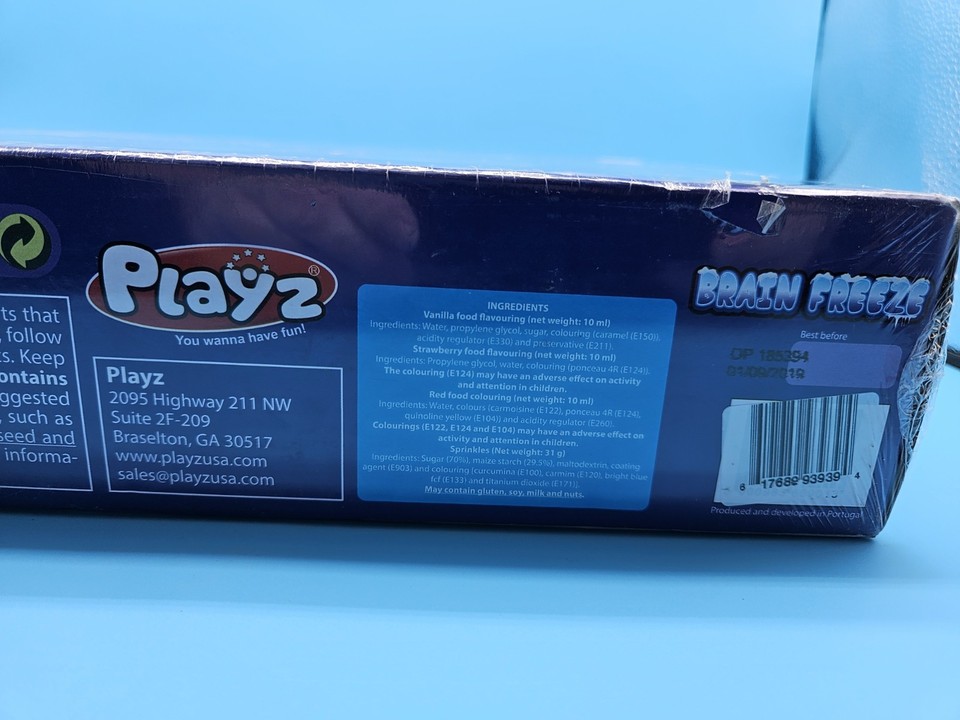 Playz Brain Freeze Ice Cream Science Lab Kit STEM Toy Kids DIY Candy ...