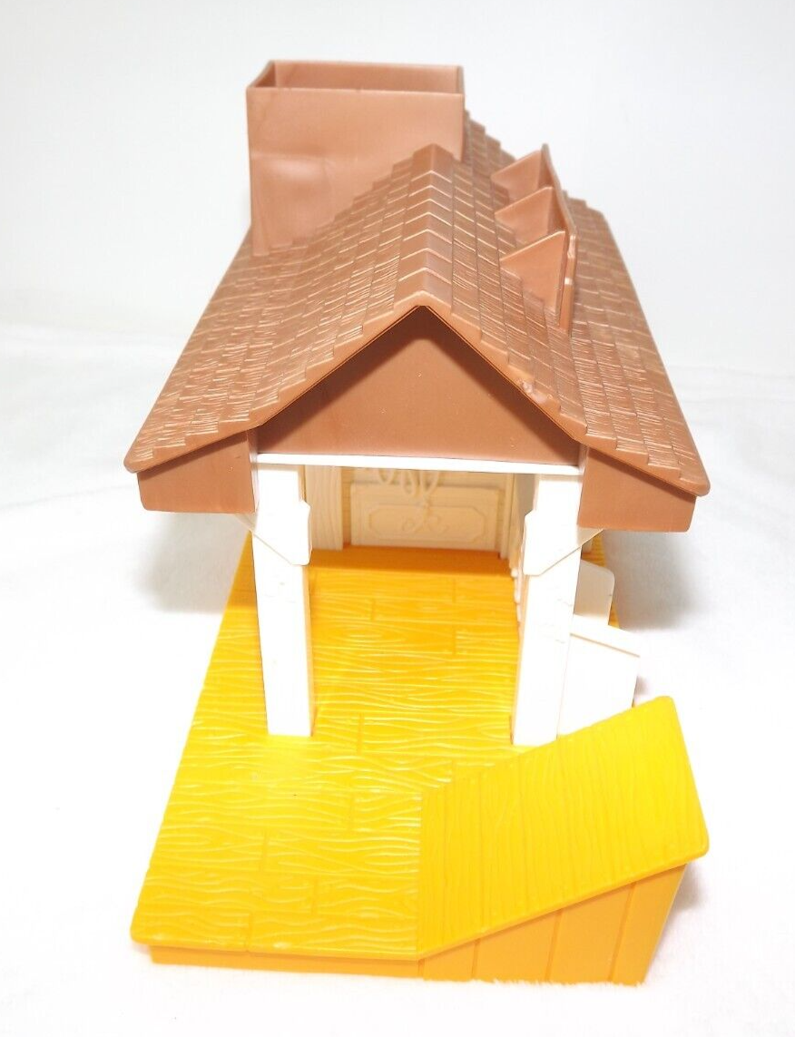 Fisher-Price GEO TRAX Rope n Ride Ranch COMPLETE w/ HORSE HAY BALE ...