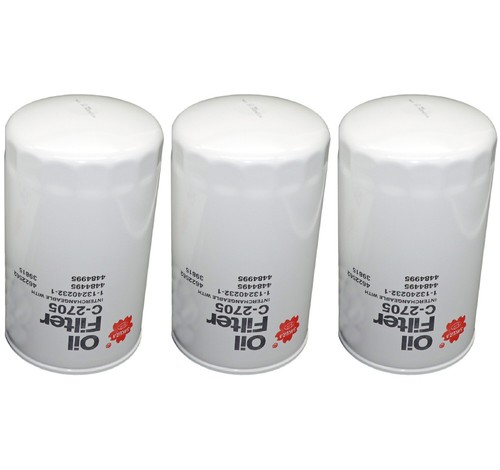 3 X C-2705 Sakura Oil Filter Fits Case, Hitachi +more 57259, P550596 ...