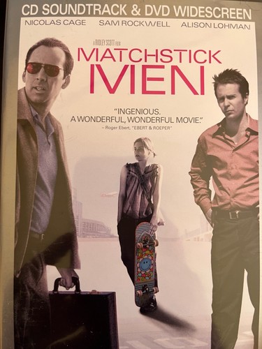 MATCHSTICK MEN DVD + Soundtrack CD Nicolas Cage 2003 AS NEW! *REGION 1 ...