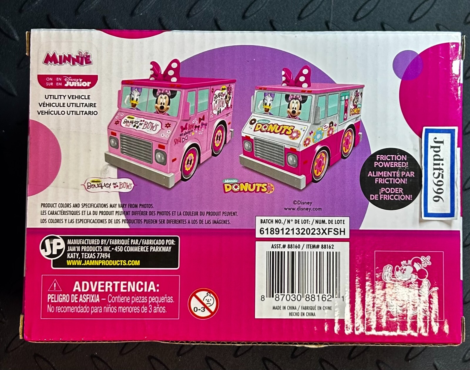 NEW Disney Junior : Minnie Mouse Donuts Utility Vehicle - ( Truck) | eBay