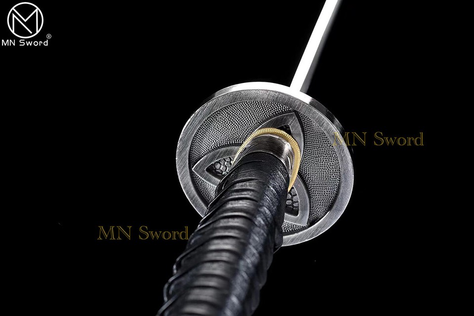 Battle Ready Sword Walking Dead Japanese Samurai Katana T10 Steel Clay ...