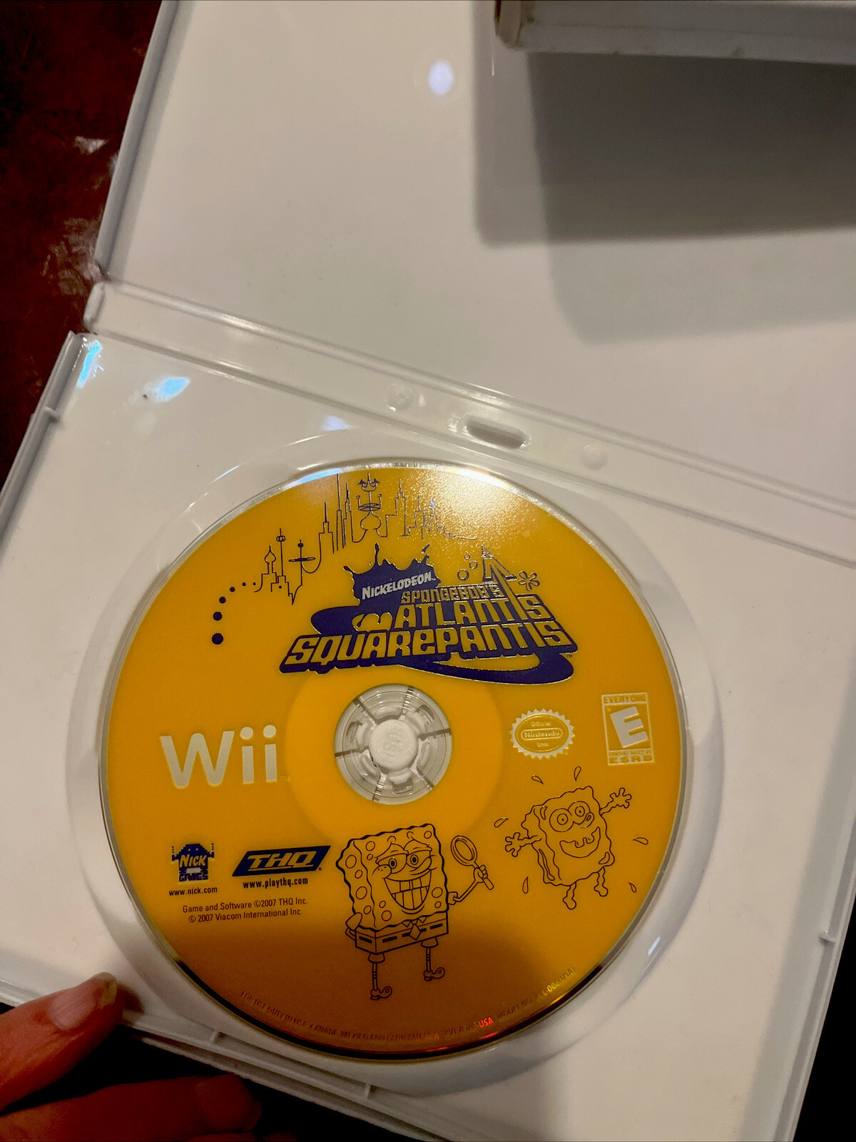 SpongeBob's Atlantis SquarePantis (Nintendo Wii, 2007) Disc Only Tested ...