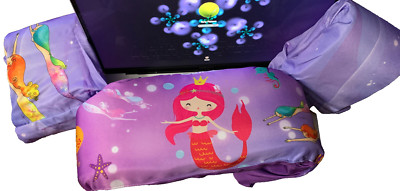 Mermaid Kids Swimming Vest Life Jacket Arm Ring Training Pool Float ...