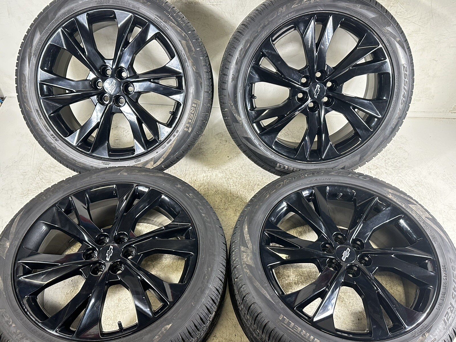 4 21” OEM FACTORY RIMS/TIRES CHEVY BLAZER 6 LUGS TAKE OFF RIMS USED ...