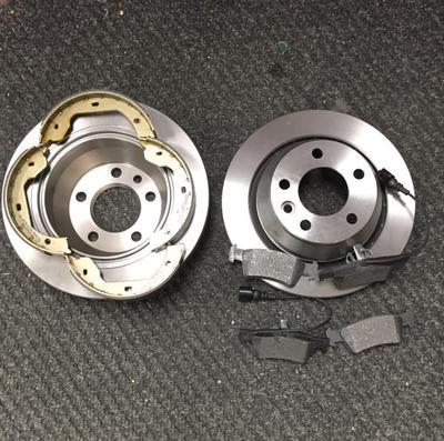 VW TRANSPORTER T5 SHUTTLE 1.9 2.5 REAR BRAKE DISCS 314 MM PADS HAND ...